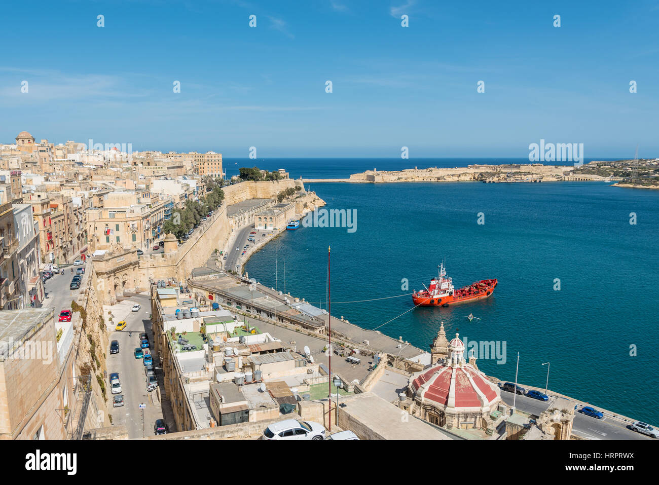 Grand Harbour in Malta Stock Photo - Alamy