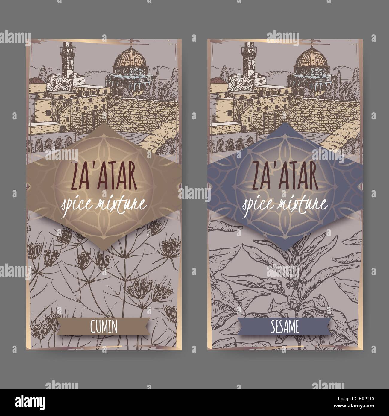 Zaatar israel Stock Vector Images - Alamy