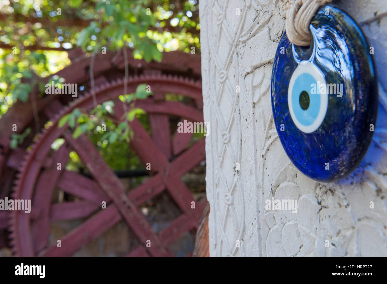 An inhabited mansion in Kampos, Chios. Kampos of Chios is one of the ...