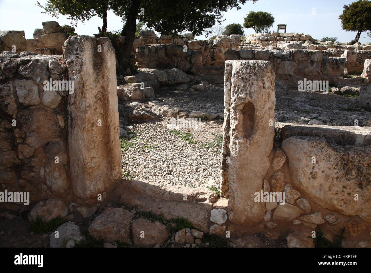 Doorway to a home in a Jewish Village from the Second Temple Period and ...