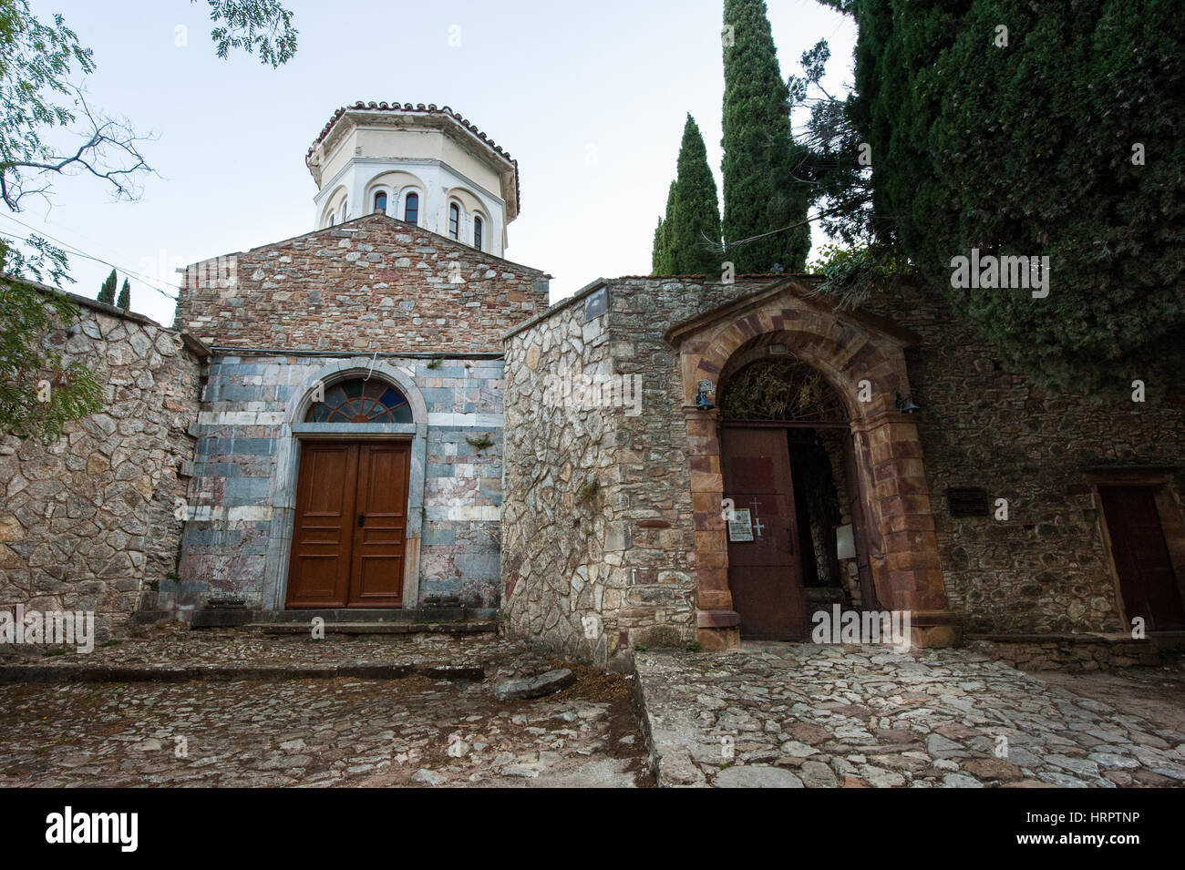 Nea Moni is a monastery on the island of Chios, a UNESCO World Heritage ...