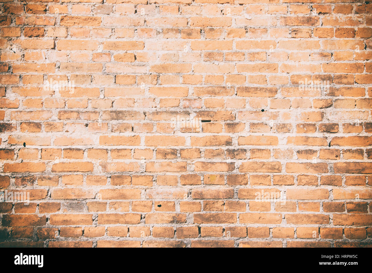 Pattern of orange old brick wall texture background Stock Photo - Alamy