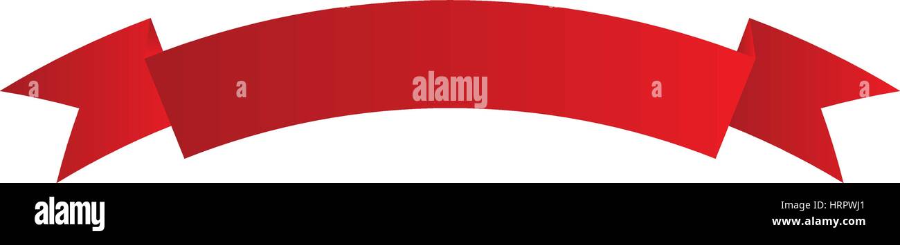 Ribbon banner isolated Stock Vector Image & Art - Alamy