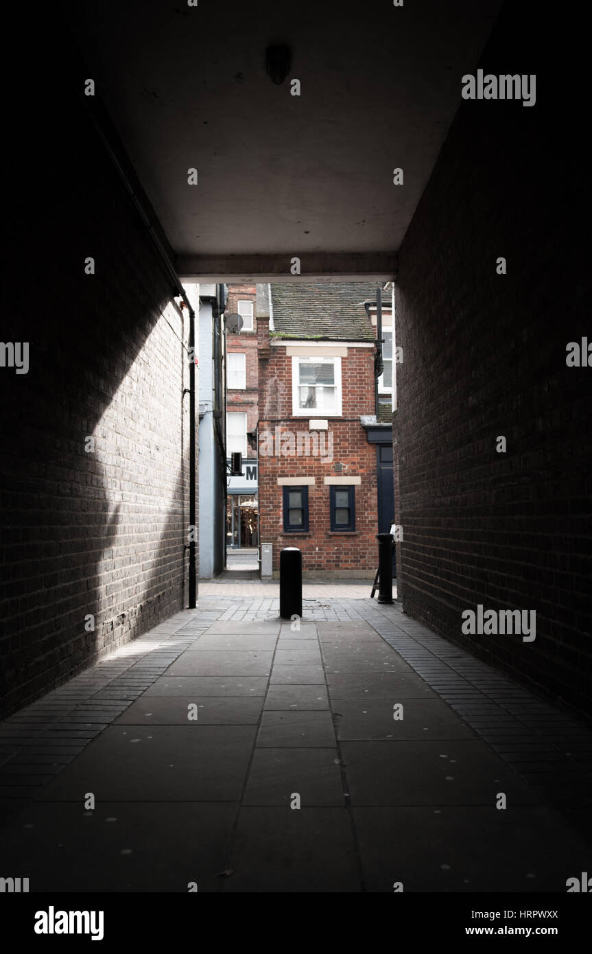 Looking down into alley hi-res stock photography and images - Alamy