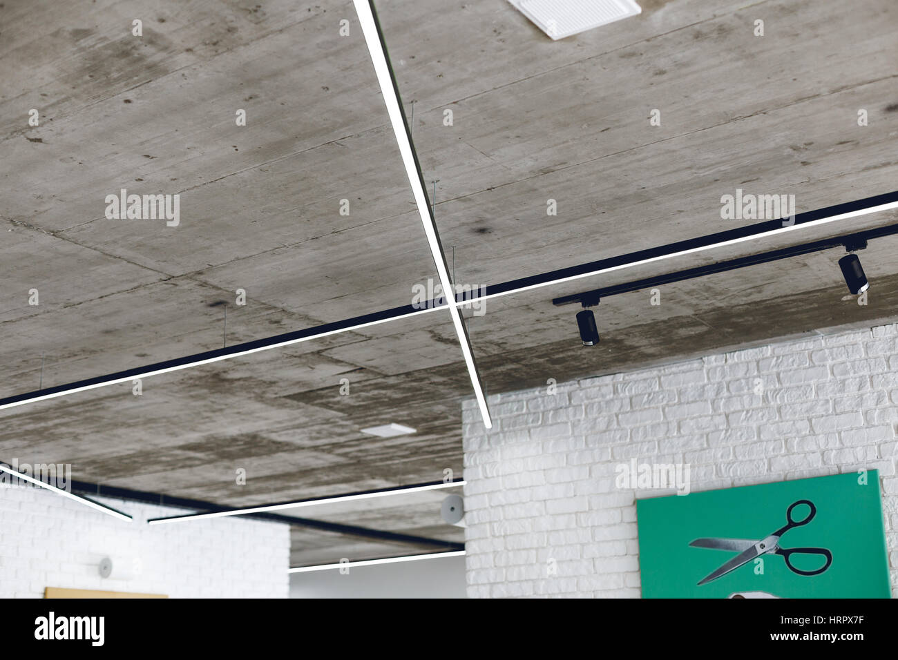 Grey ceiling hi-res stock photography and images - Alamy