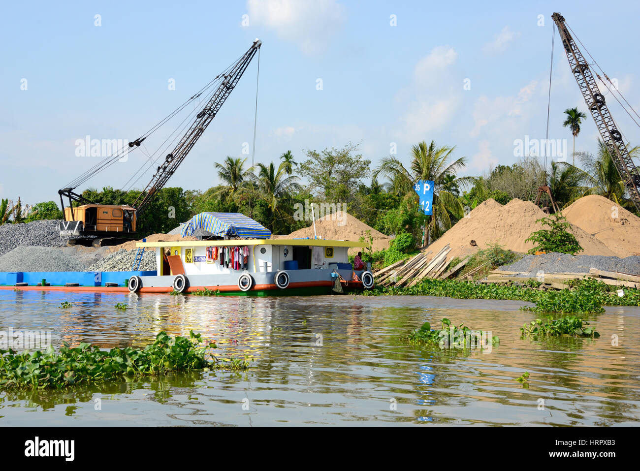 Dredging mekong river hi-res stock photography and images - Alamy