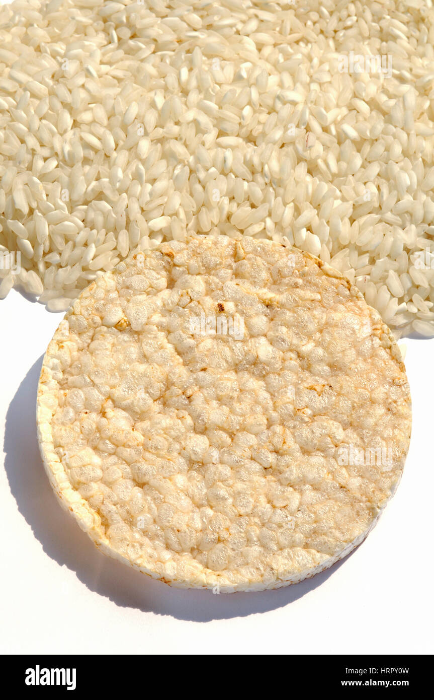 Puffed rice wafers hi-res stock photography and images - Alamy