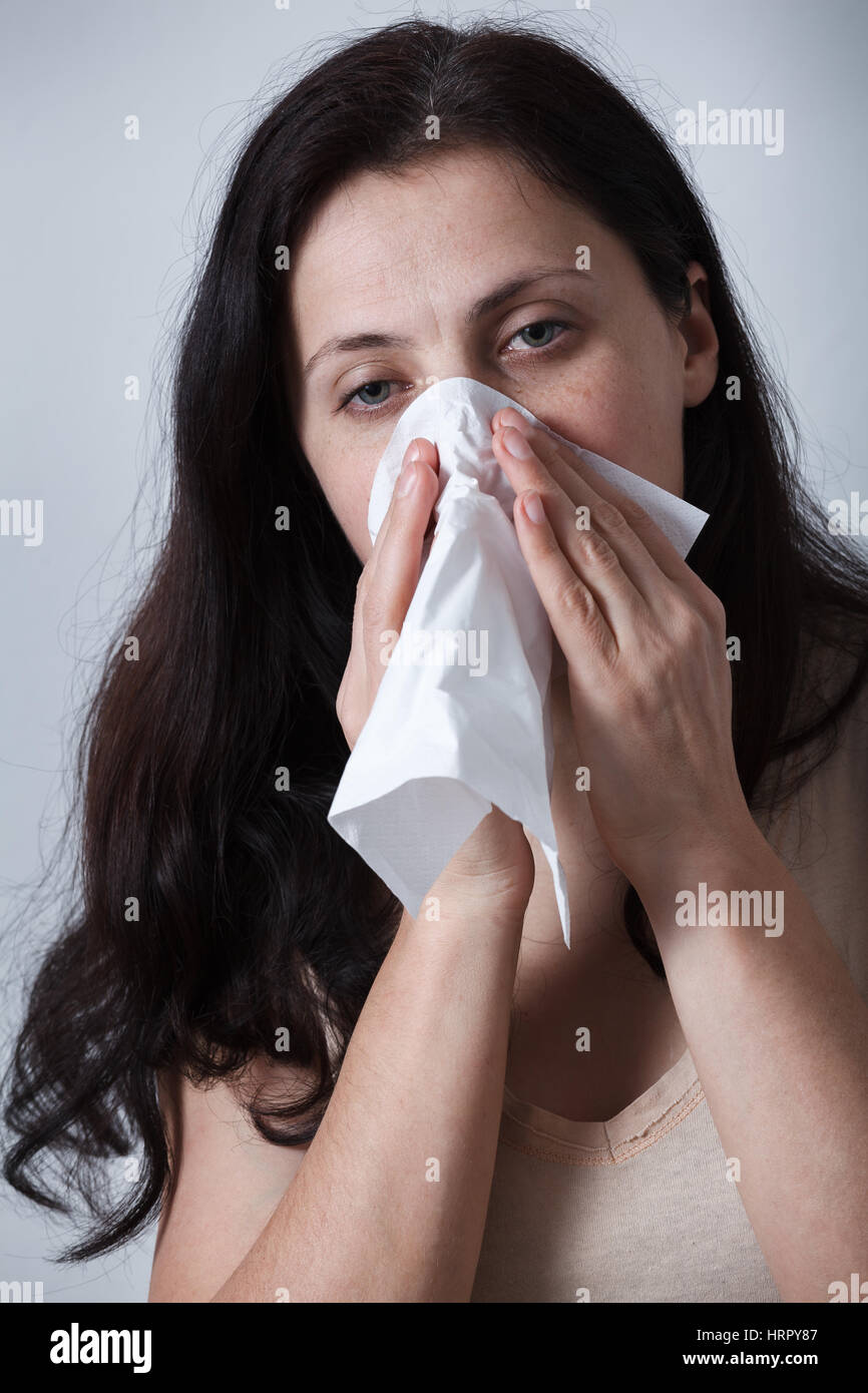 Woman tissue hi-res stock photography and images - Alamy