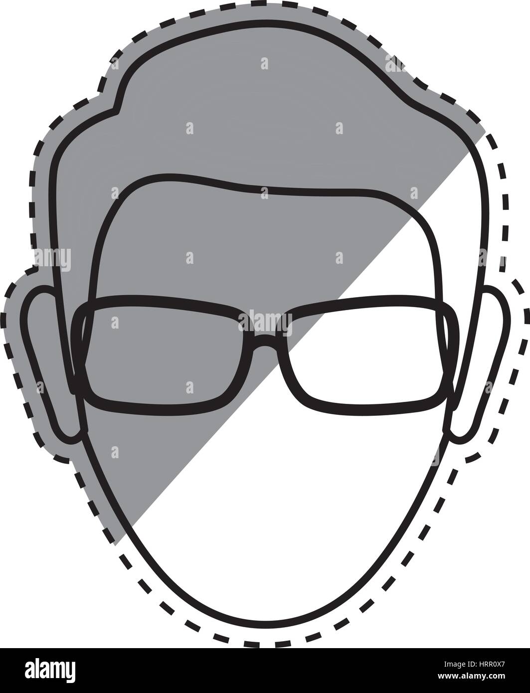 Faceless man head Stock Vector Image & Art - Alamy