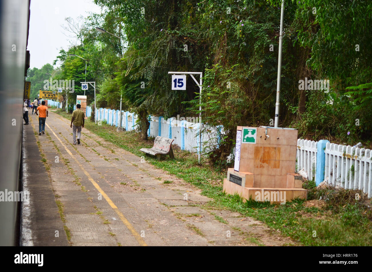 Rural Railway Station Stock Photo - Alamy