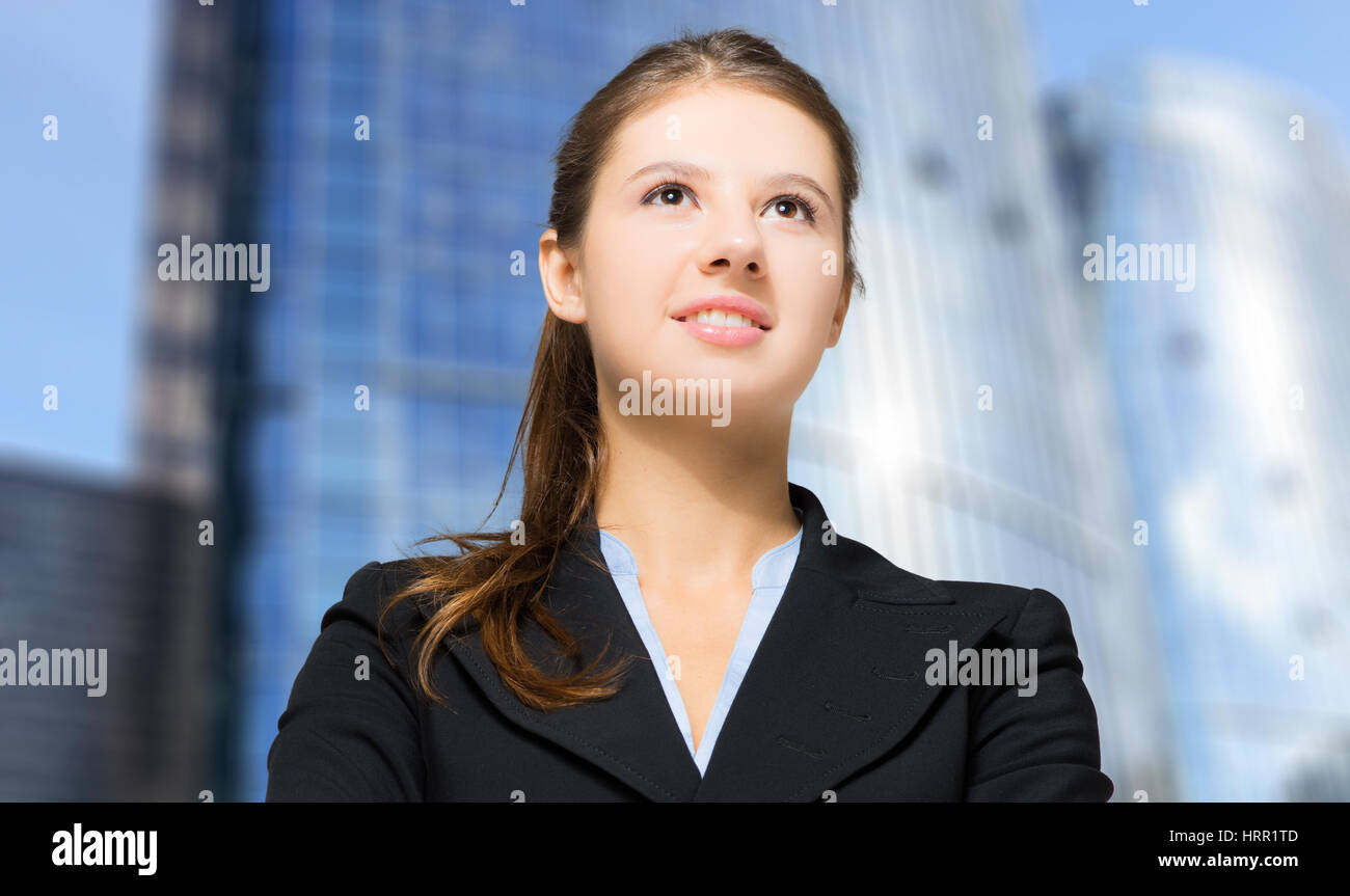 Confident businesswoman portrait Stock Photo - Alamy