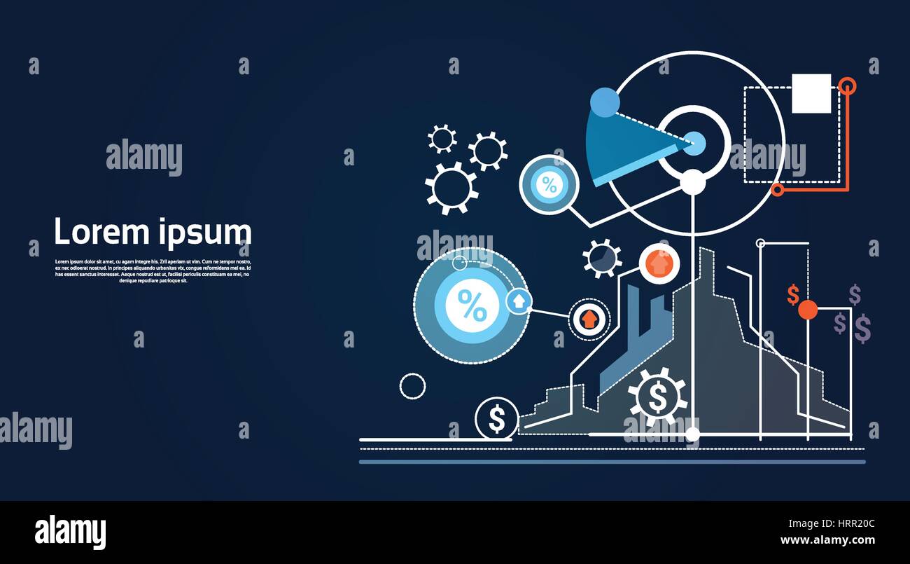 Analysis Finance Graph Financial Business Chart Stock Vector Image ...