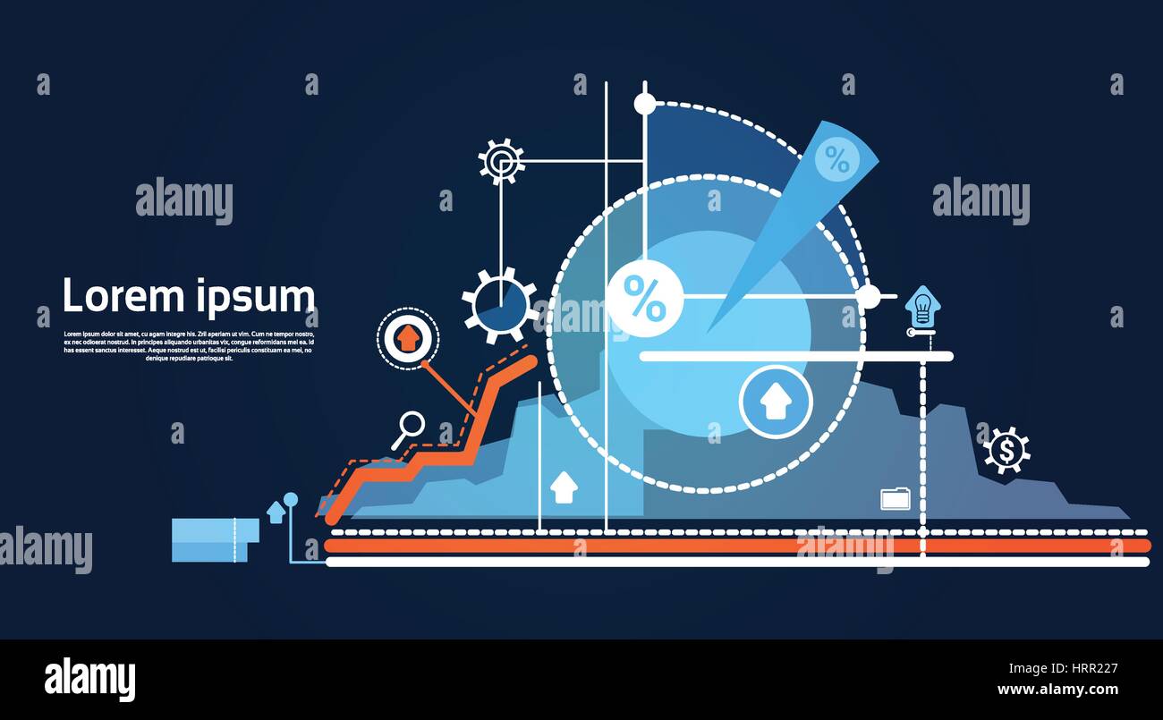 Analysis Finance Graph Financial Business Chart Stock Vector Image ...