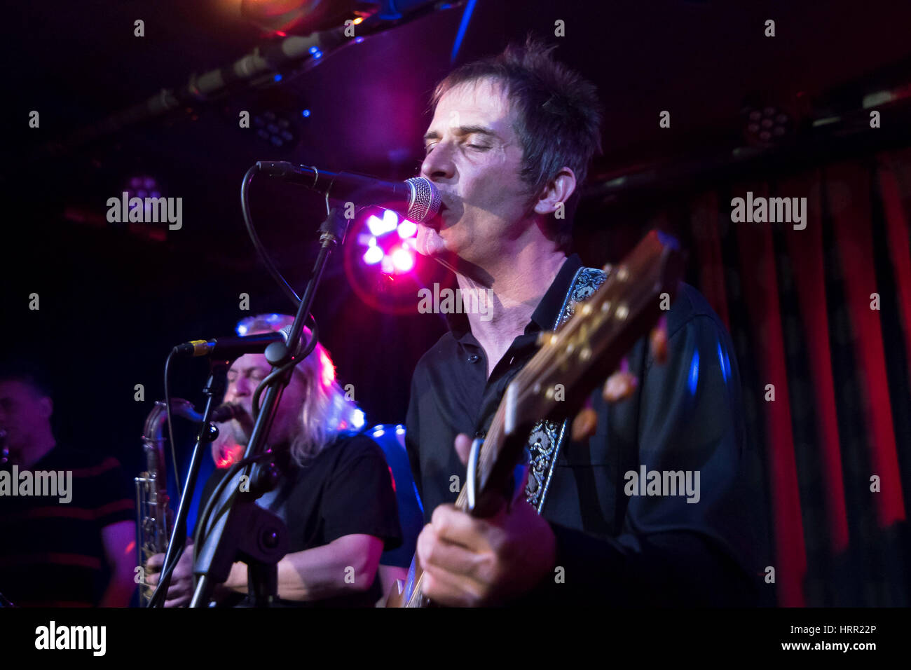 London, UK. 02nd Mar, 2017. Simon Mason of Hightown Pirates performs ...