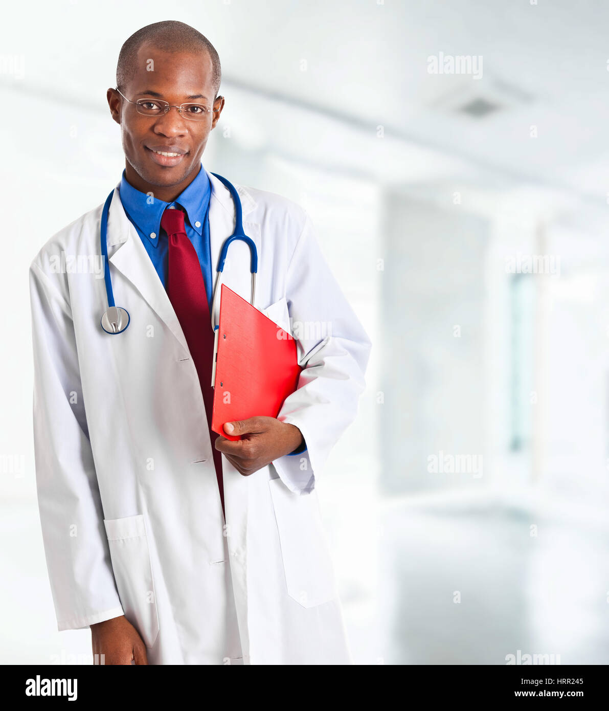 African doctor at the hospital Stock Photo - Alamy