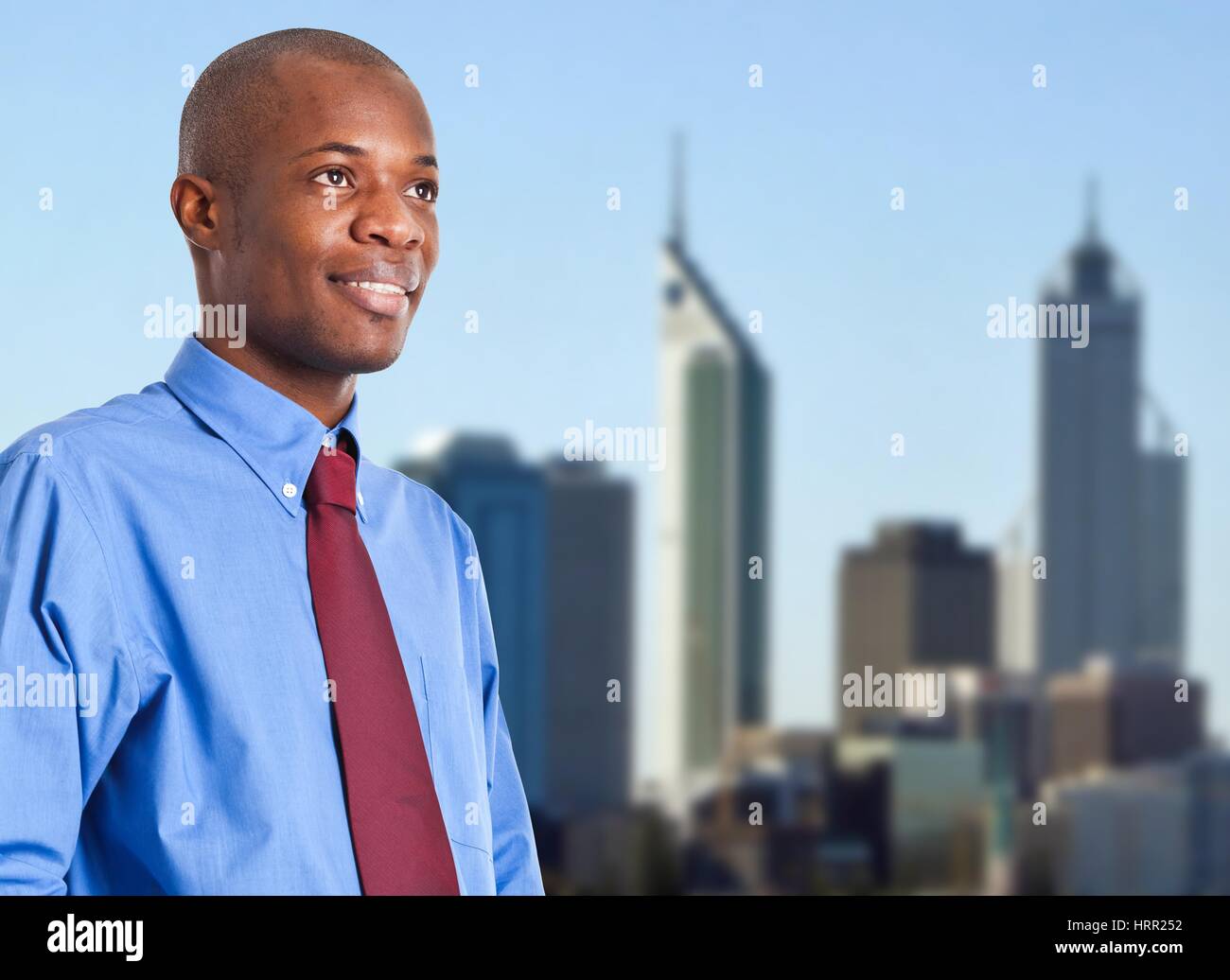 Business man standing outdoor Stock Photo - Alamy