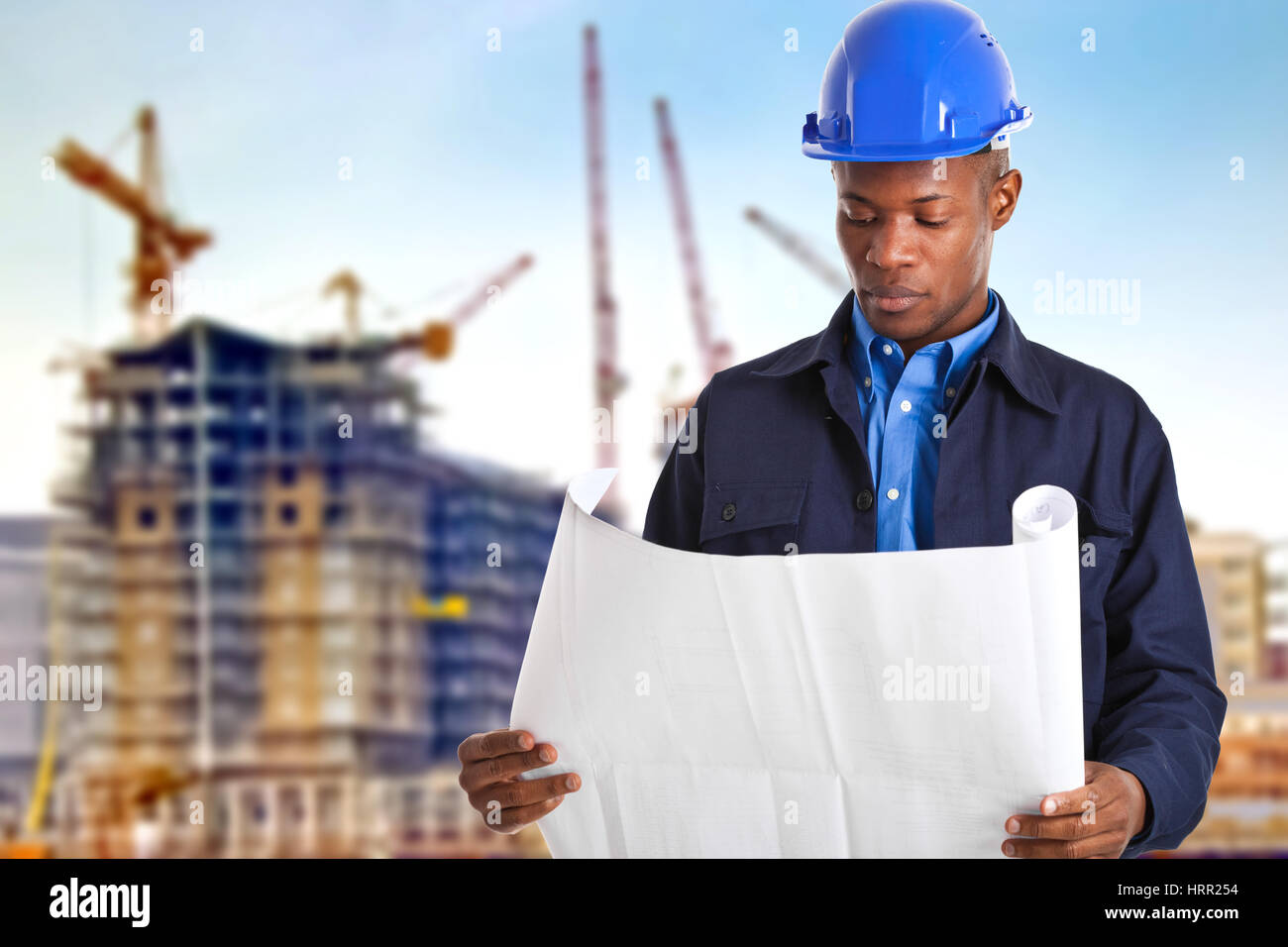 Portrait of an engineer at work Stock Photo - Alamy