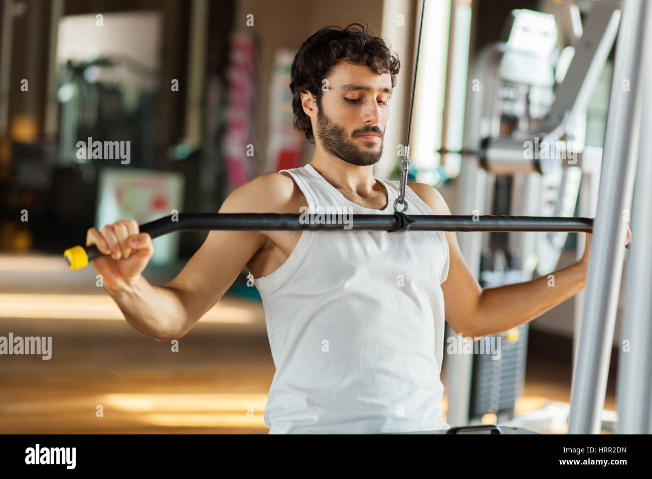 Man lifting the weight hi-res stock photography and images - Alamy