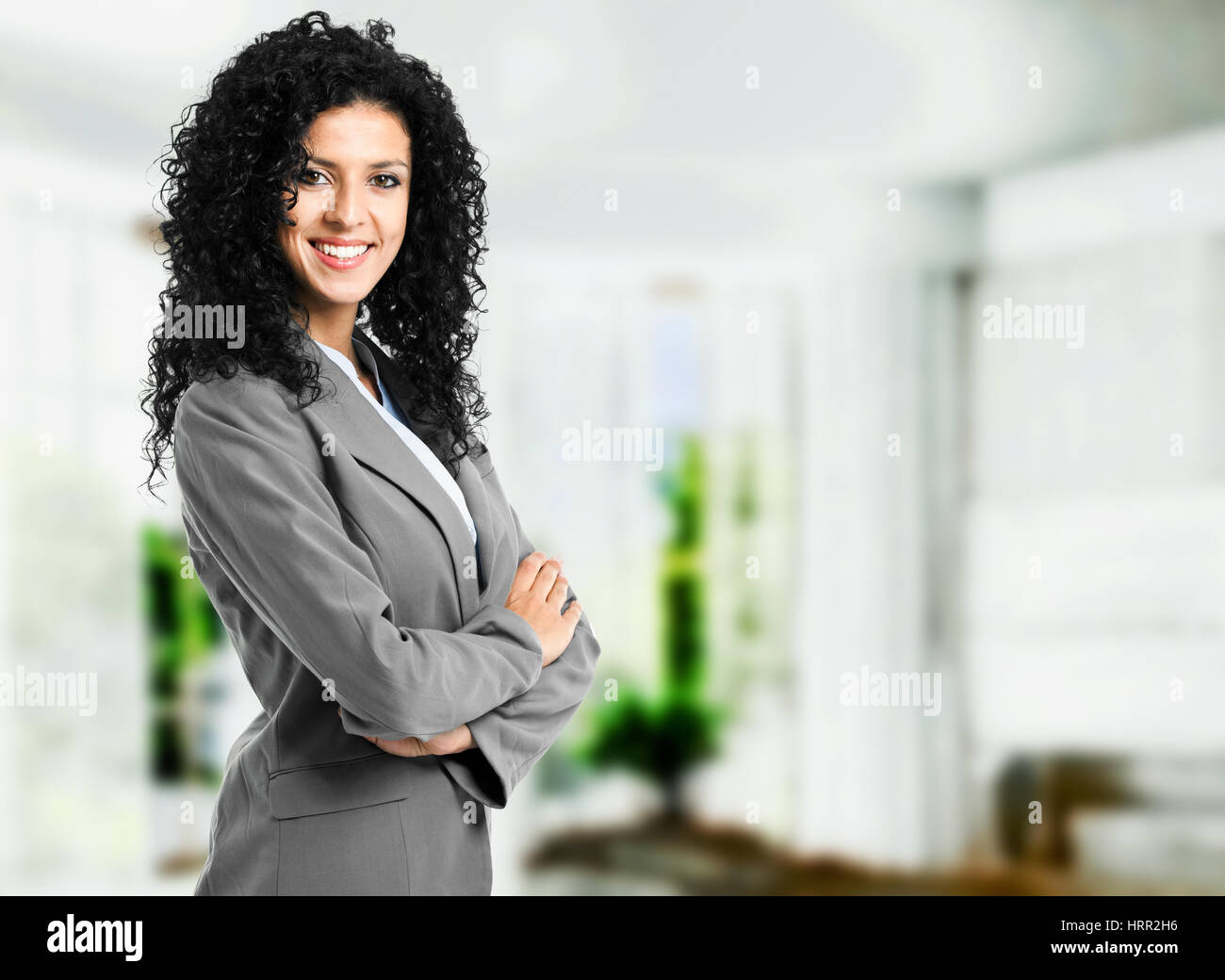 Portrait of a female manager indoor Stock Photo - Alamy