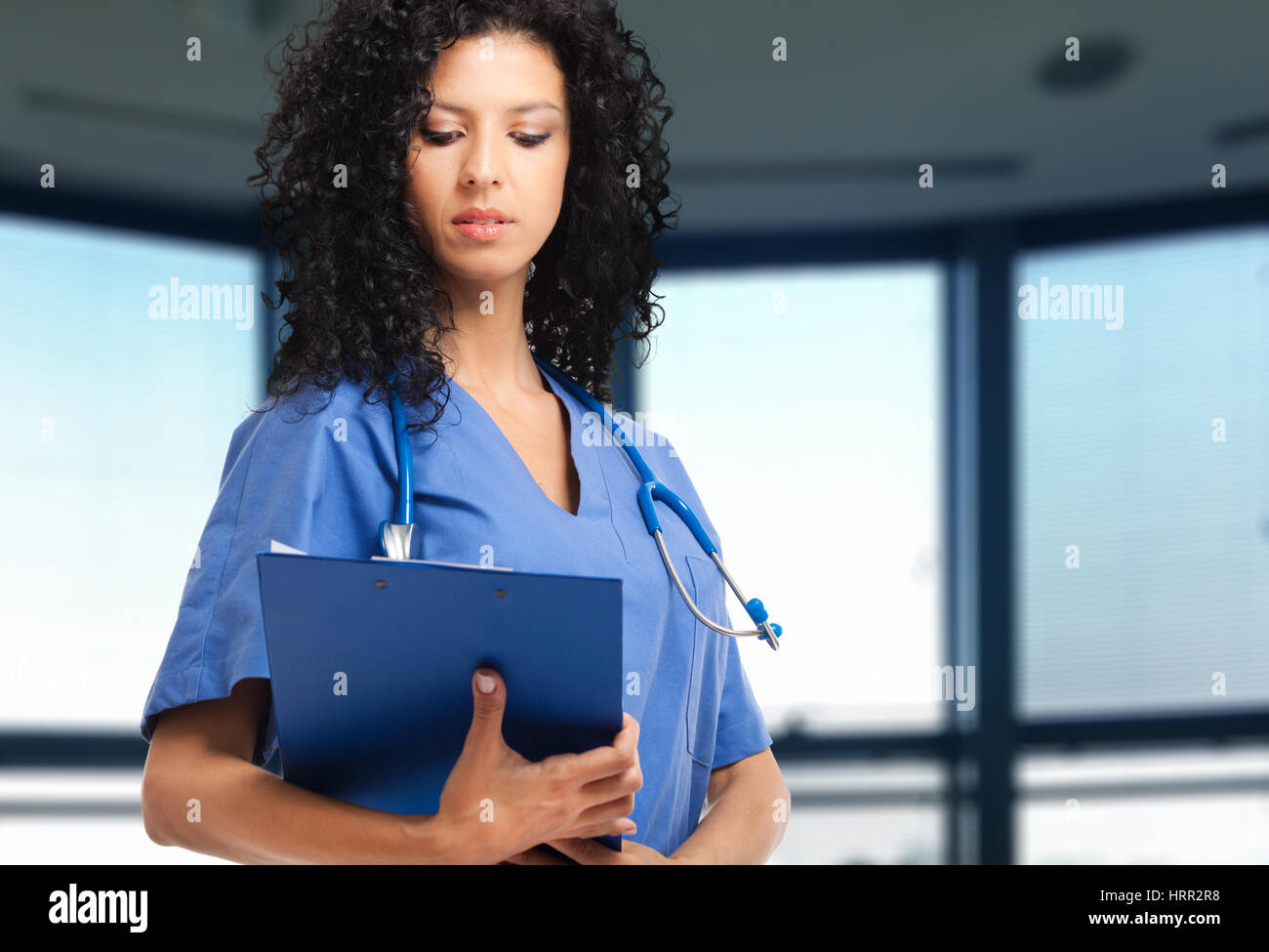 Female doctor portrait Stock Photo - Alamy