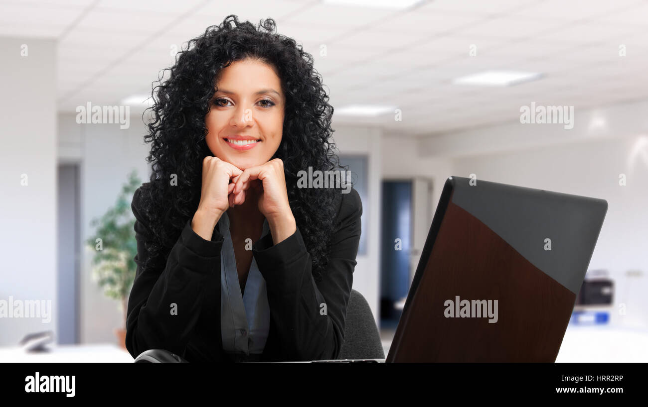 Portrait of a female manager indoor Stock Photo - Alamy