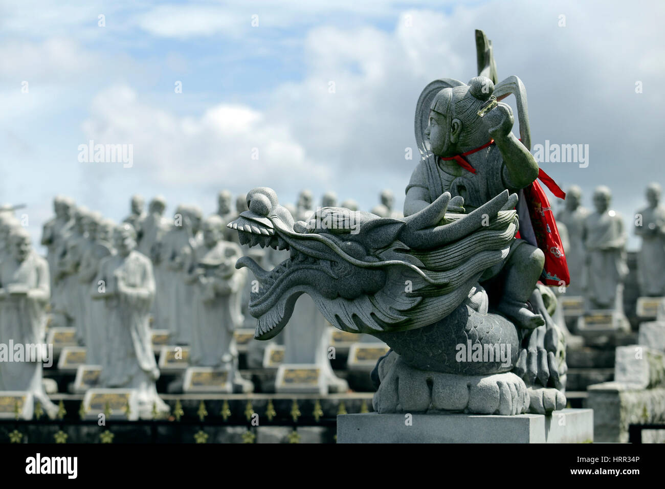 Bintan Island, Indonesia. 2nd March 2017. Temple with 1000 Statues Face ...