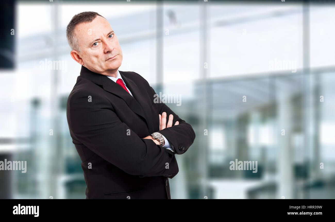 Handsome mature male manager outdoor Stock Photo - Alamy