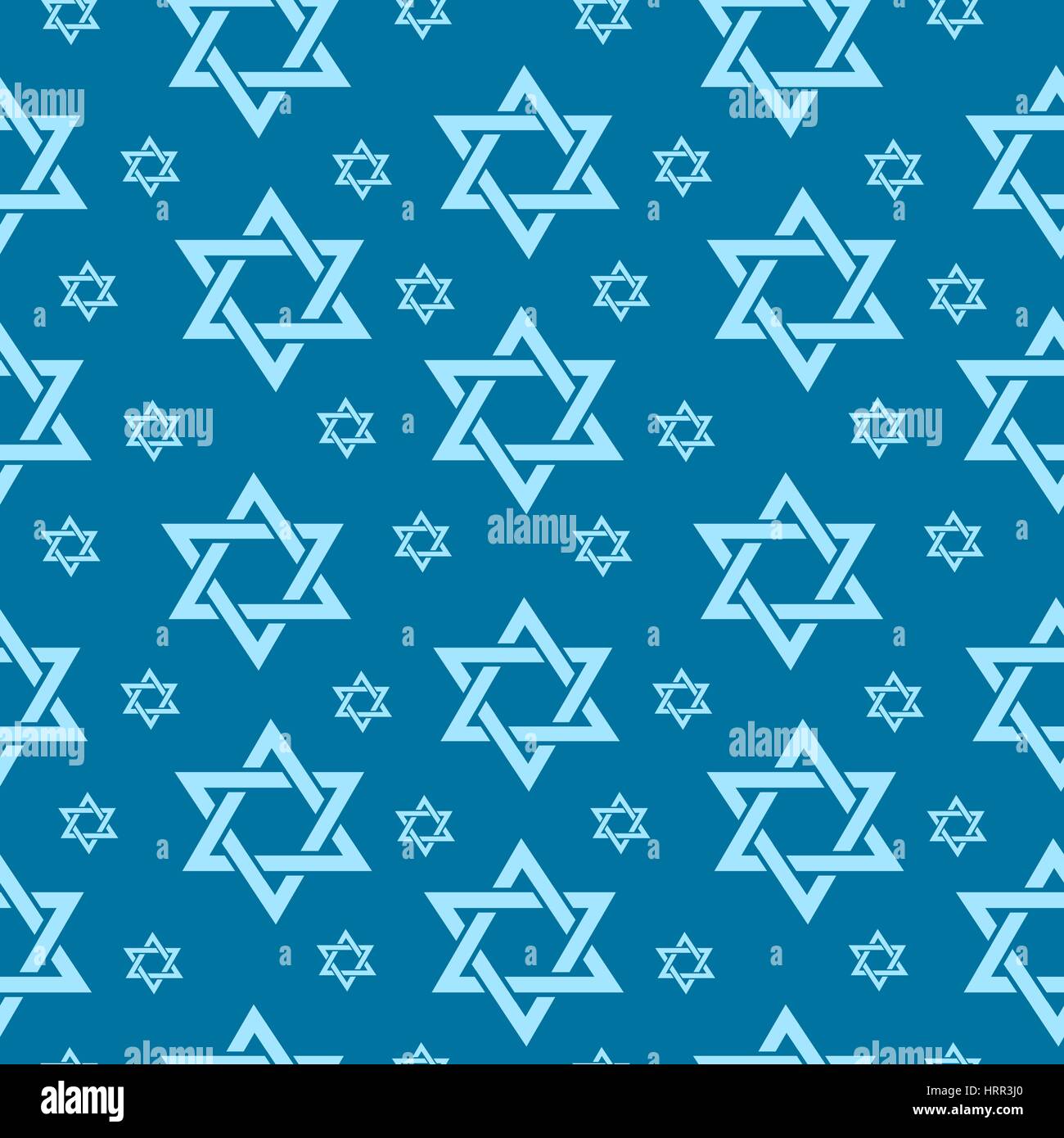 Happy Israel Independence Day seamless pattern with flags and bunting ...