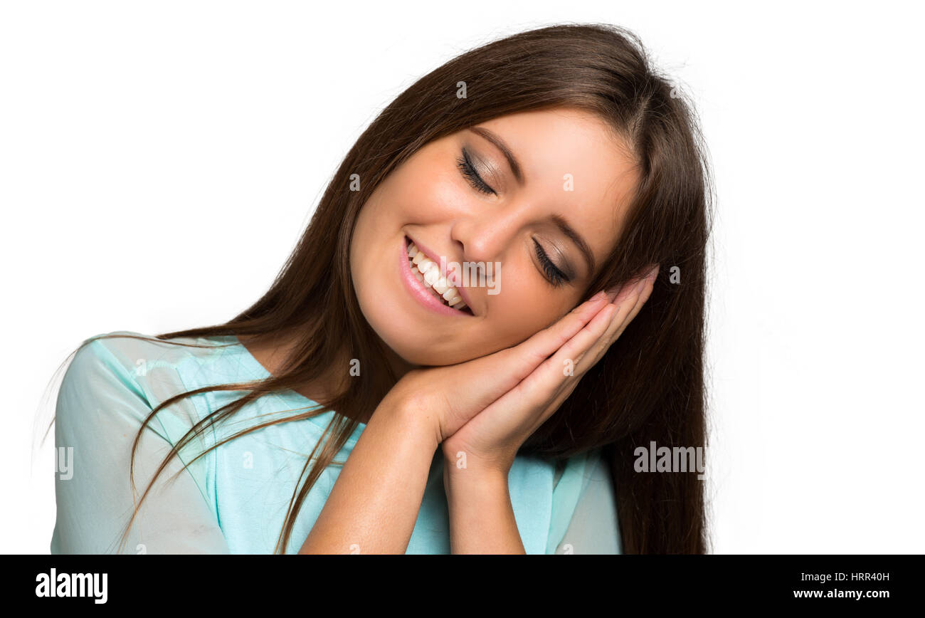 Sleep Gesture High Resolution Stock Photography and Images - Alamy