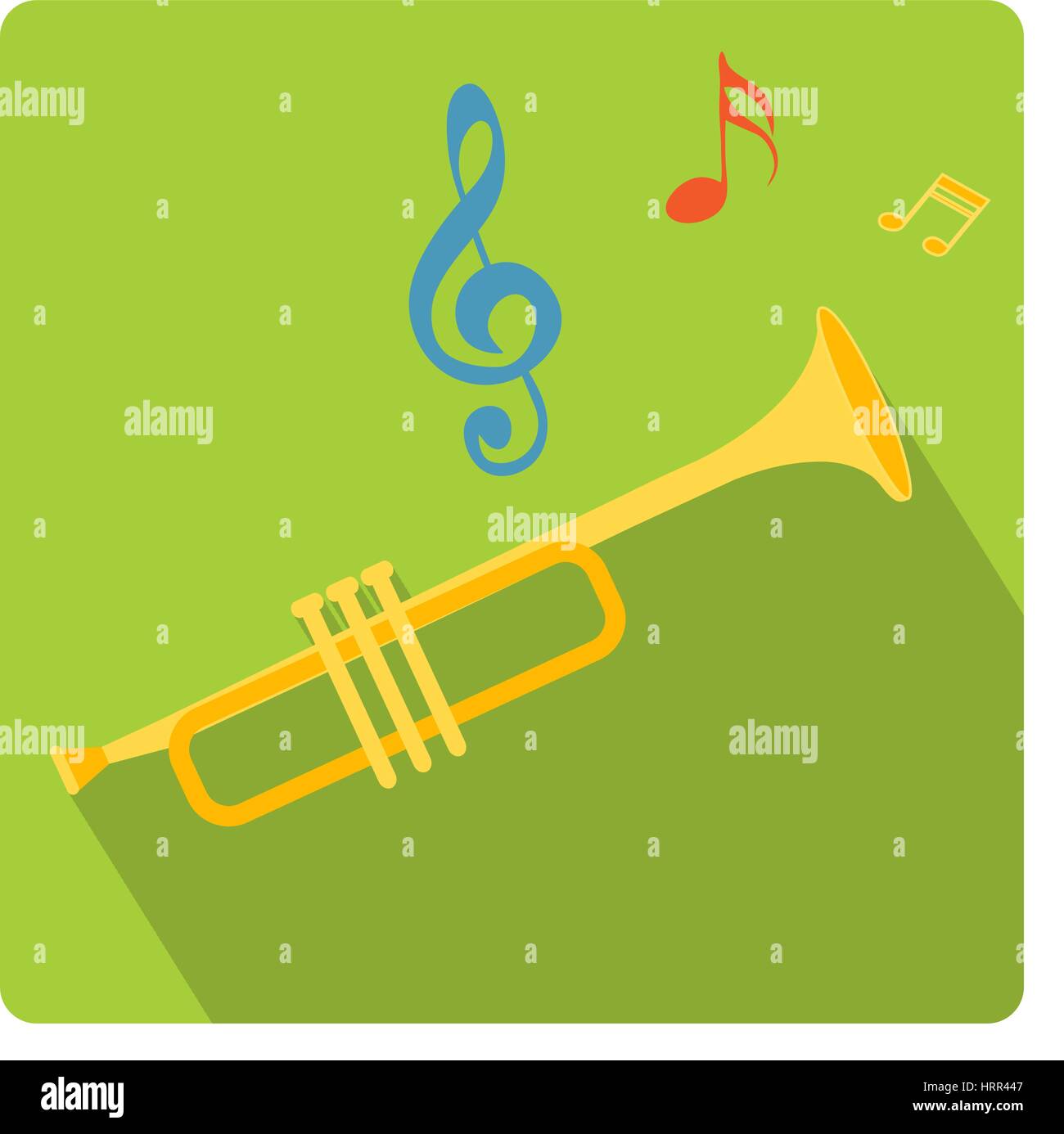 Old musical instrument on Stock Vector Images - Alamy