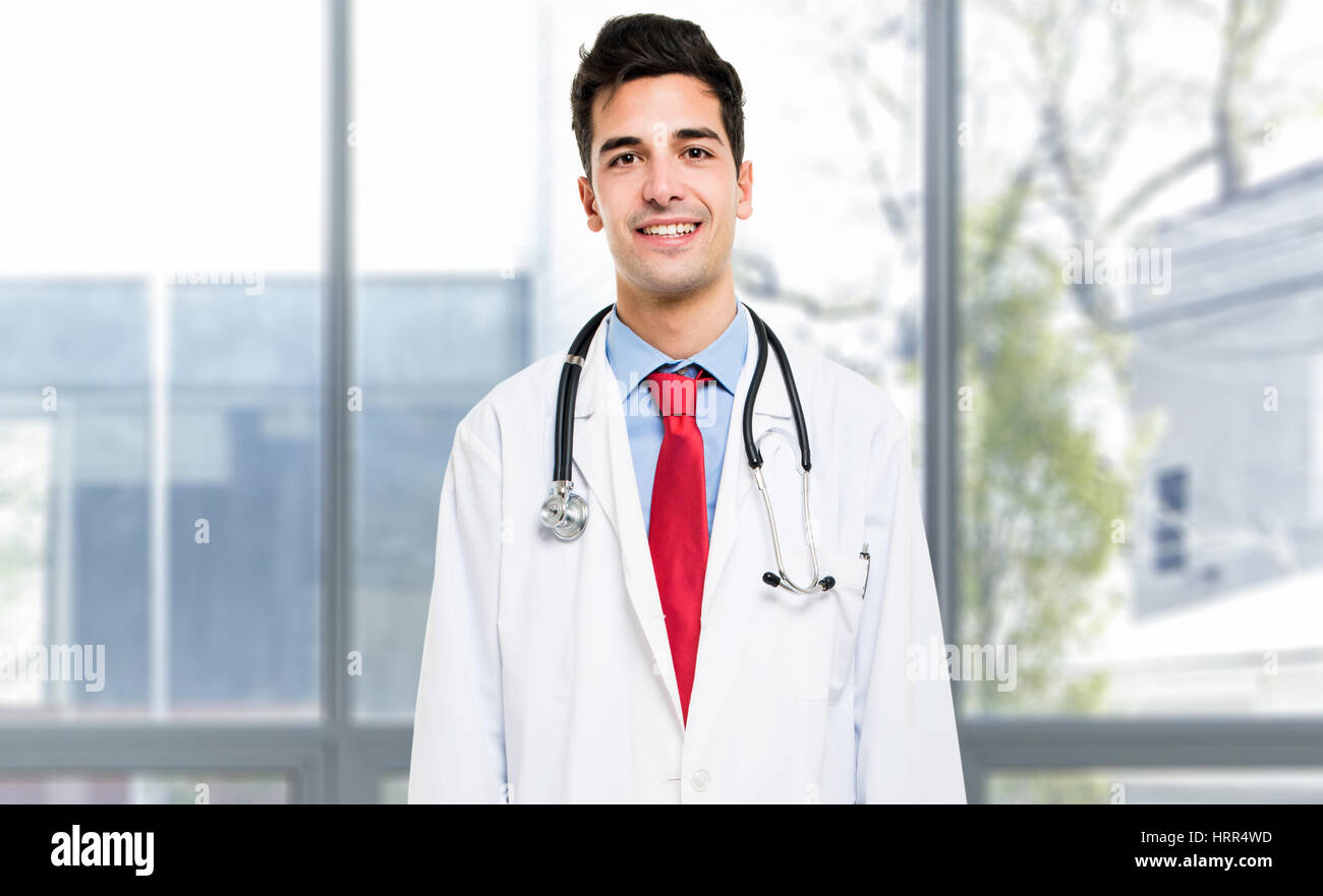 Doctor portrait in his studio Stock Photo - Alamy