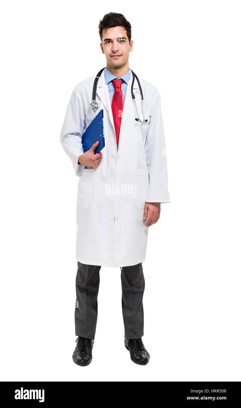 Doctor full length portrait Stock Photo - Alamy