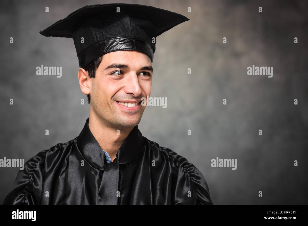 Portrait of happy graduating student Stock Photo - Alamy