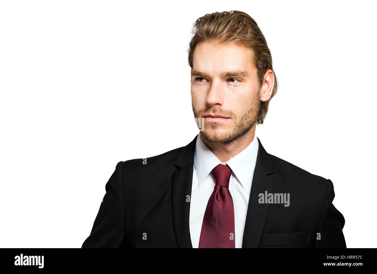 Smiling handsome manager portrait Stock Photo - Alamy