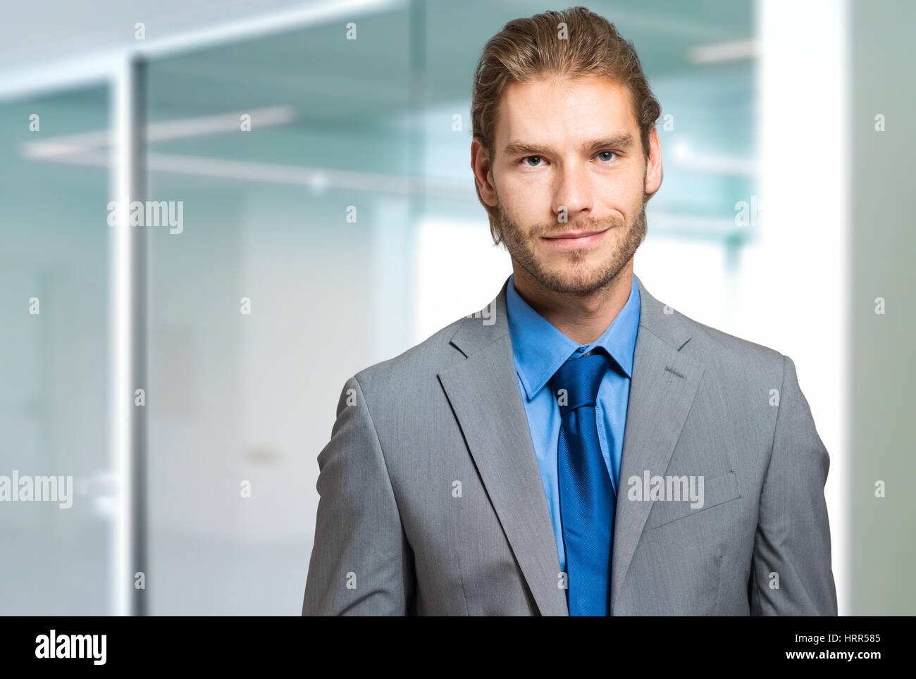 Handsome manager portrait Stock Photo - Alamy