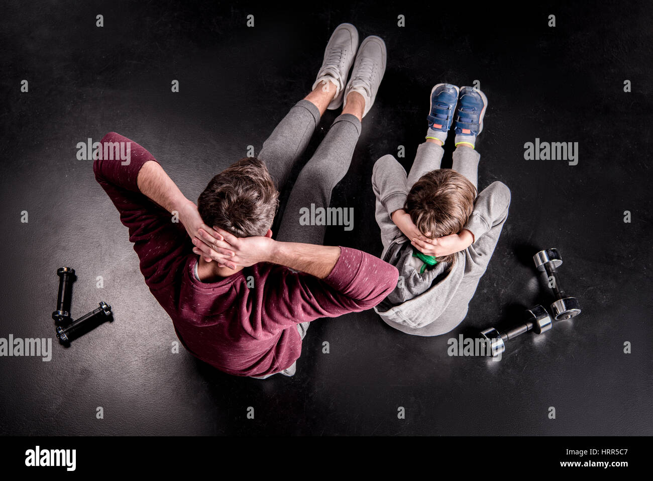 Doing abs child hi-res stock photography and images - Alamy