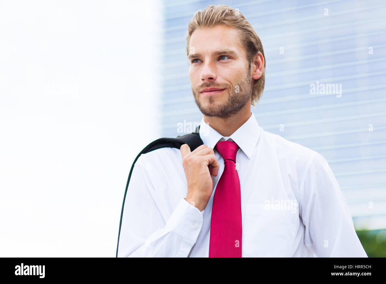 Handsome blonde male manager outdoor hi-res stock photography and ...