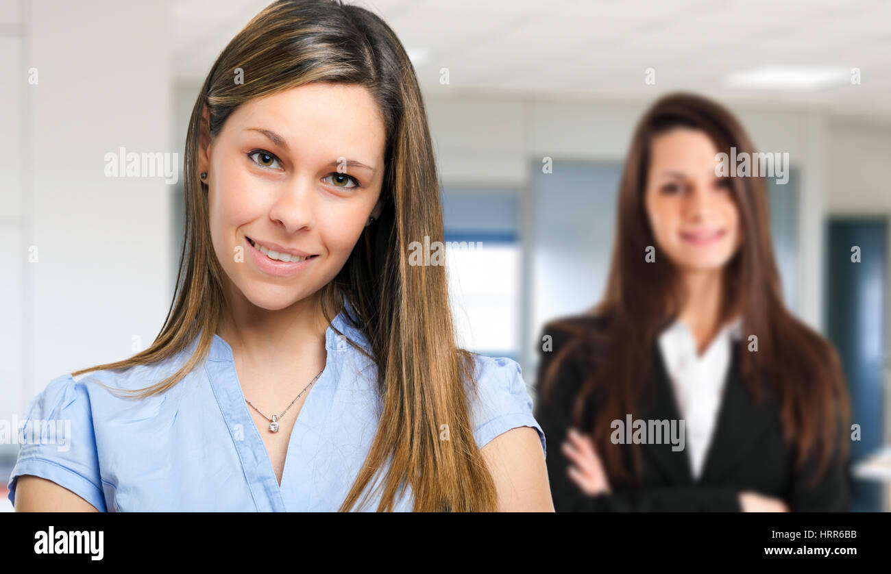 Couple of female managers in the office Stock Photo - Alamy