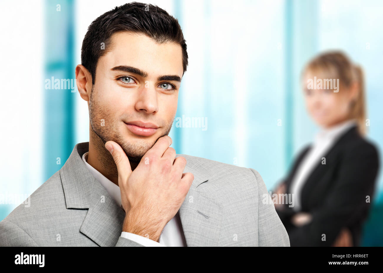 Business partners in the office Stock Photo - Alamy
