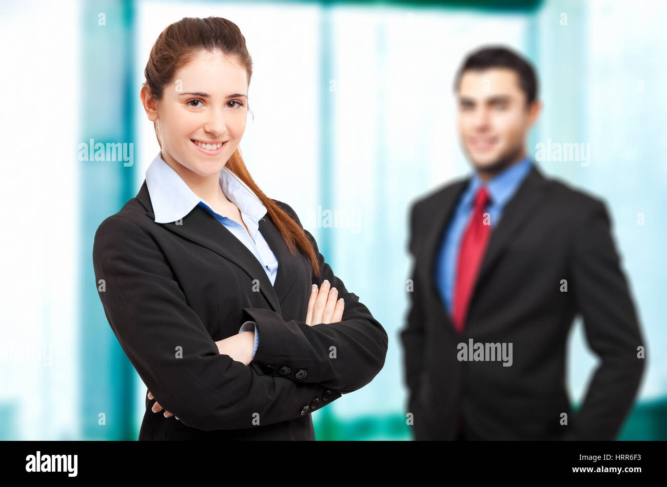 Business partners in the office Stock Photo - Alamy