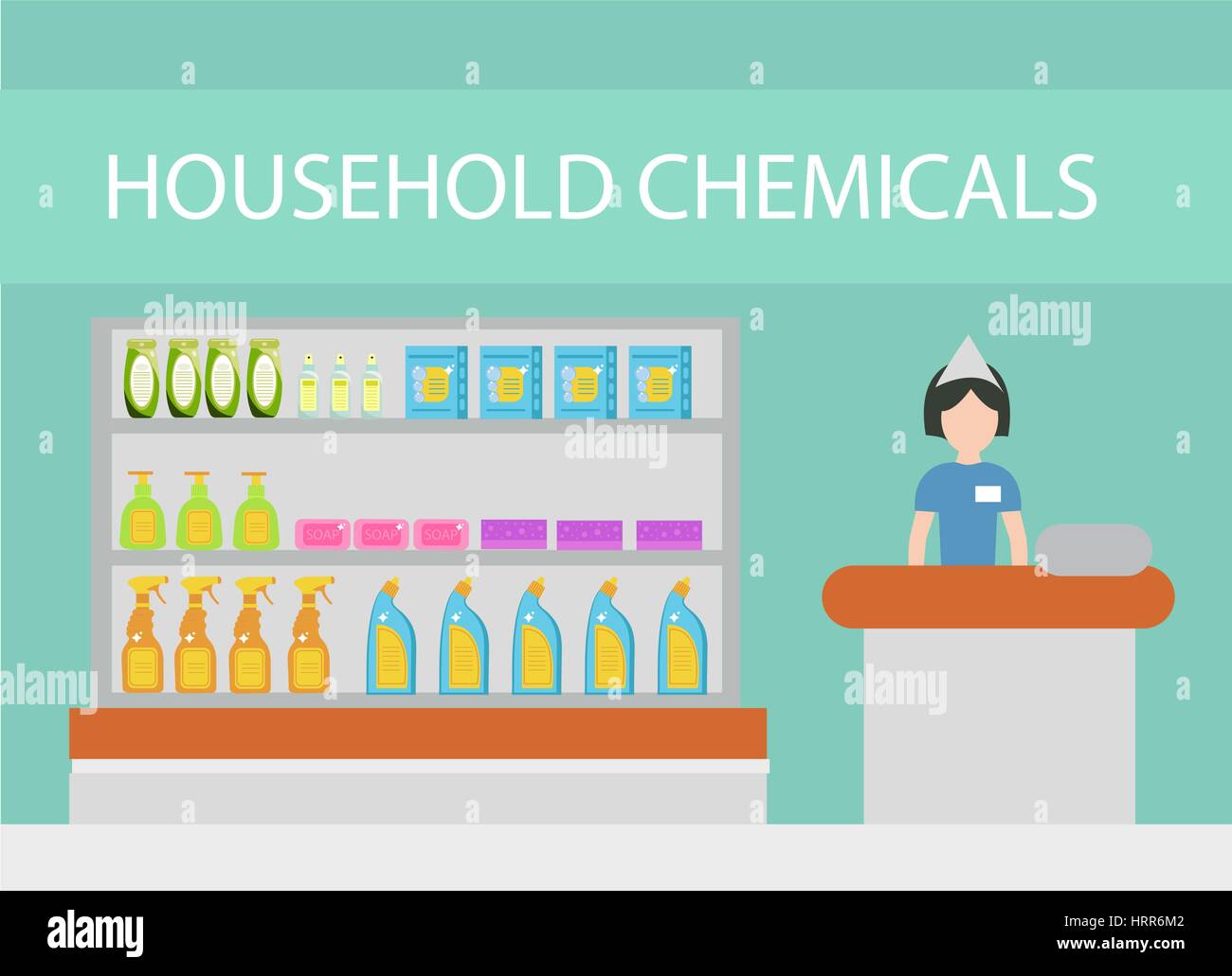 Store household chemicals, cleaning agents, detergents, cosmetics. The ...