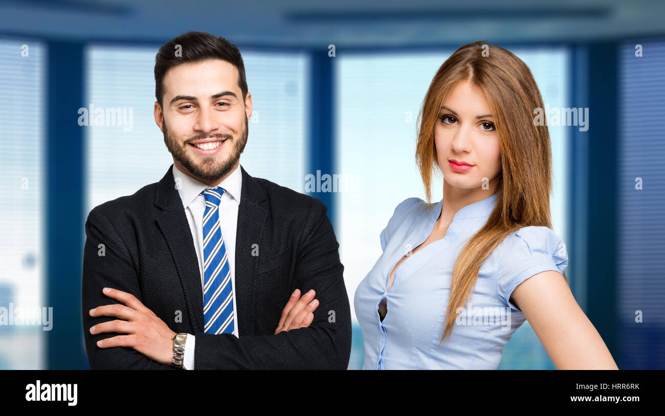 Business partners in the office Stock Photo - Alamy