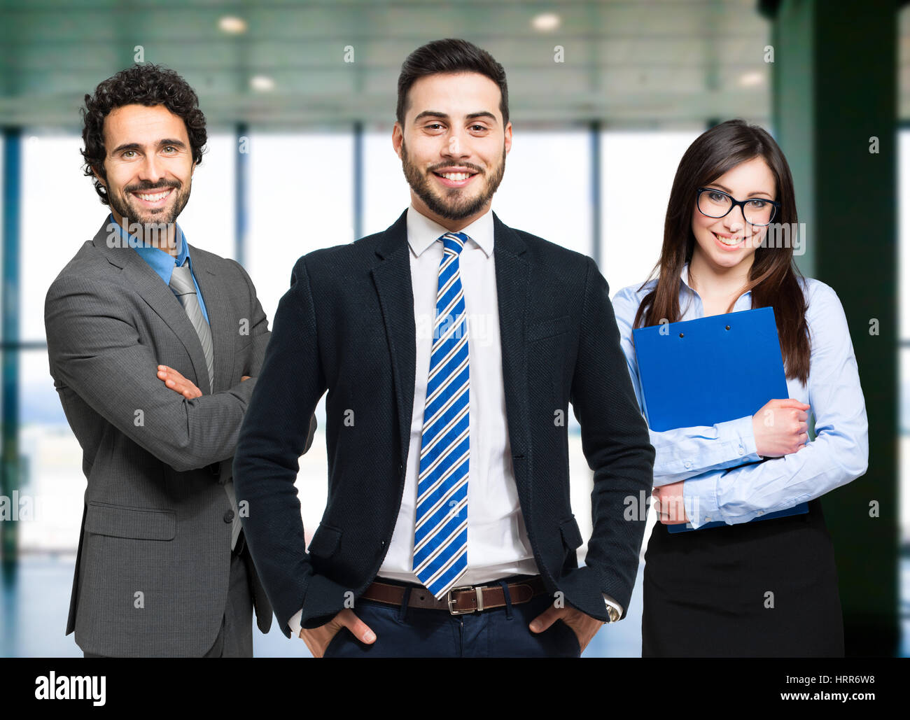 Happy business partners hi-res stock photography and images - Alamy