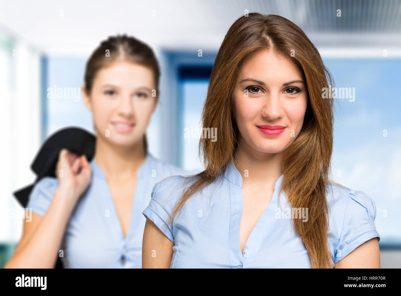 Business people: couple of businesswomen Stock Photo - Alamy