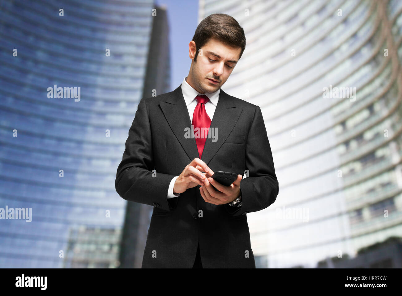 Reading phone search man hi-res stock photography and images - Alamy
