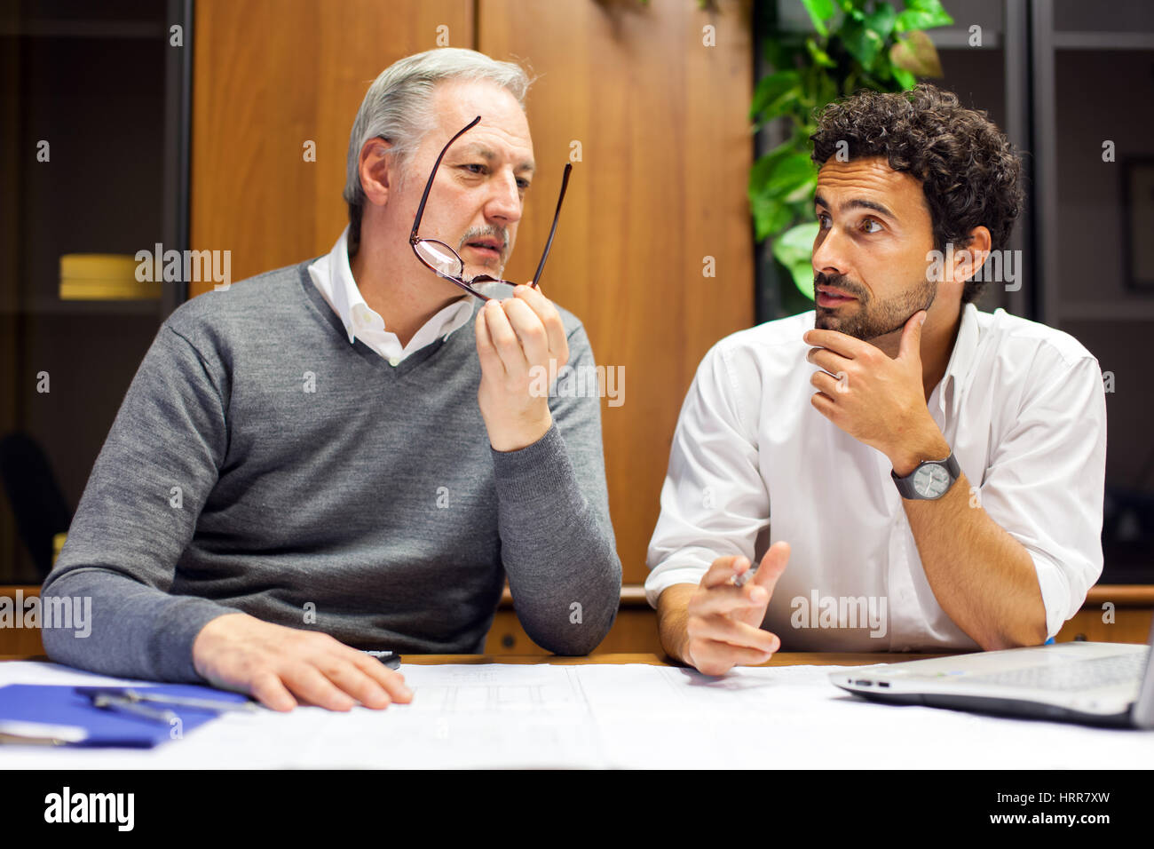 People at work in their office Stock Photo - Alamy