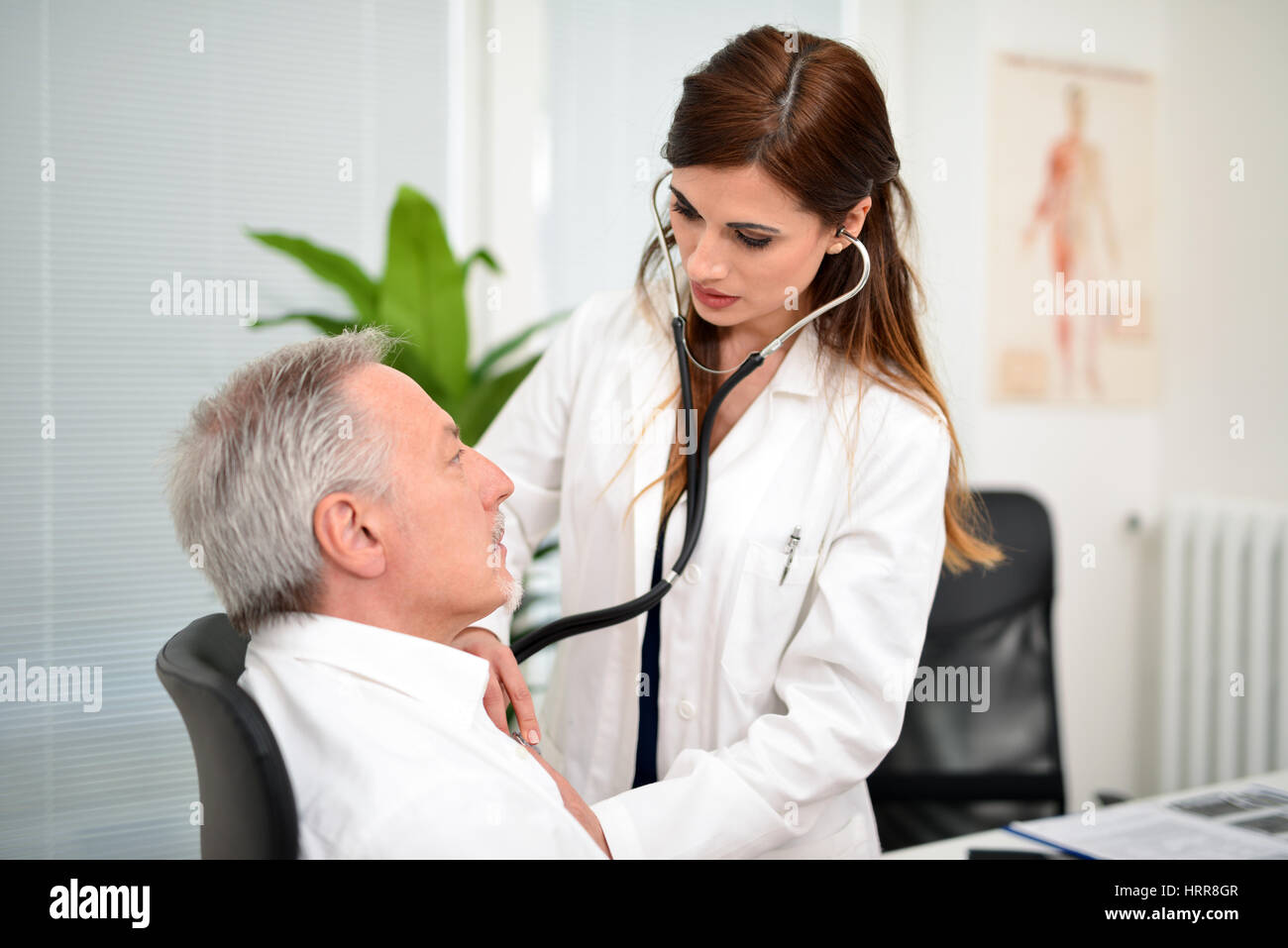 Hearing test doctor hi-res stock photography and images - Alamy