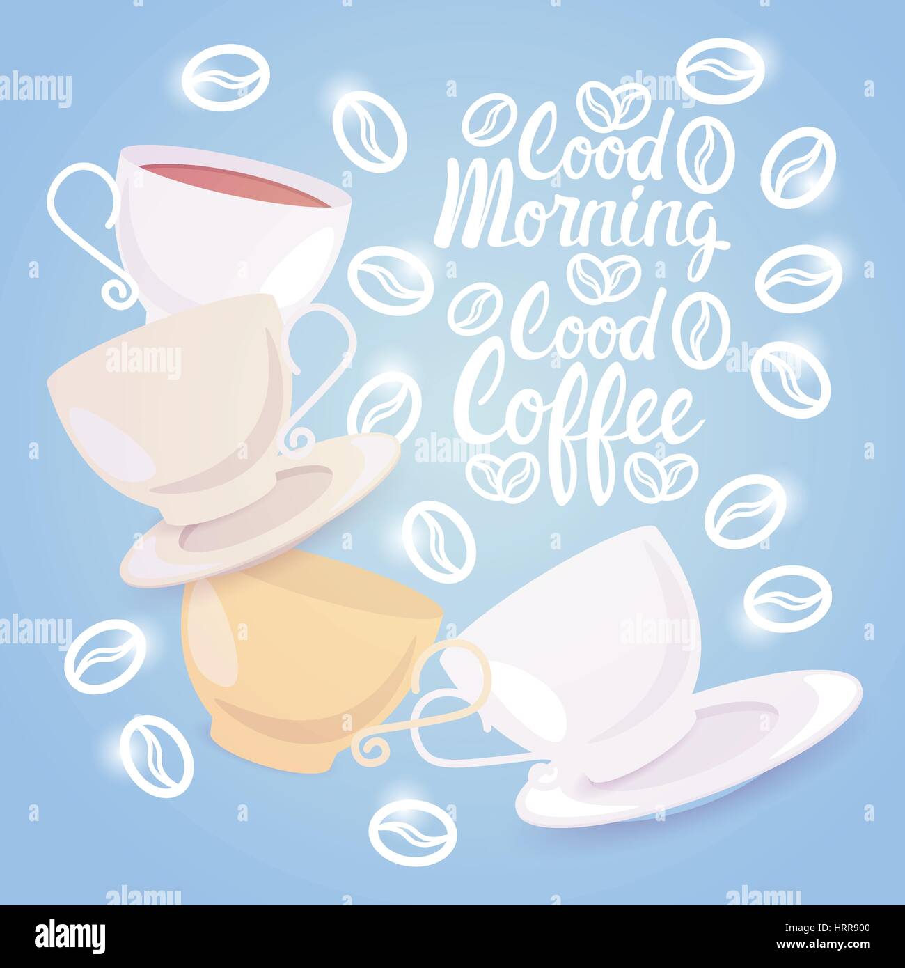 Coffee cup illustration Stock Vector Images - Alamy