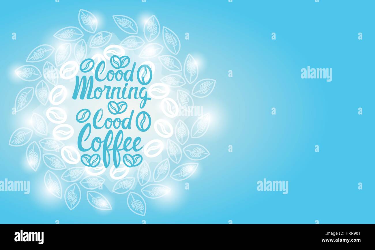 Good Morning Coffee Break Breakfast Drink Beverage Banner With Copy ...