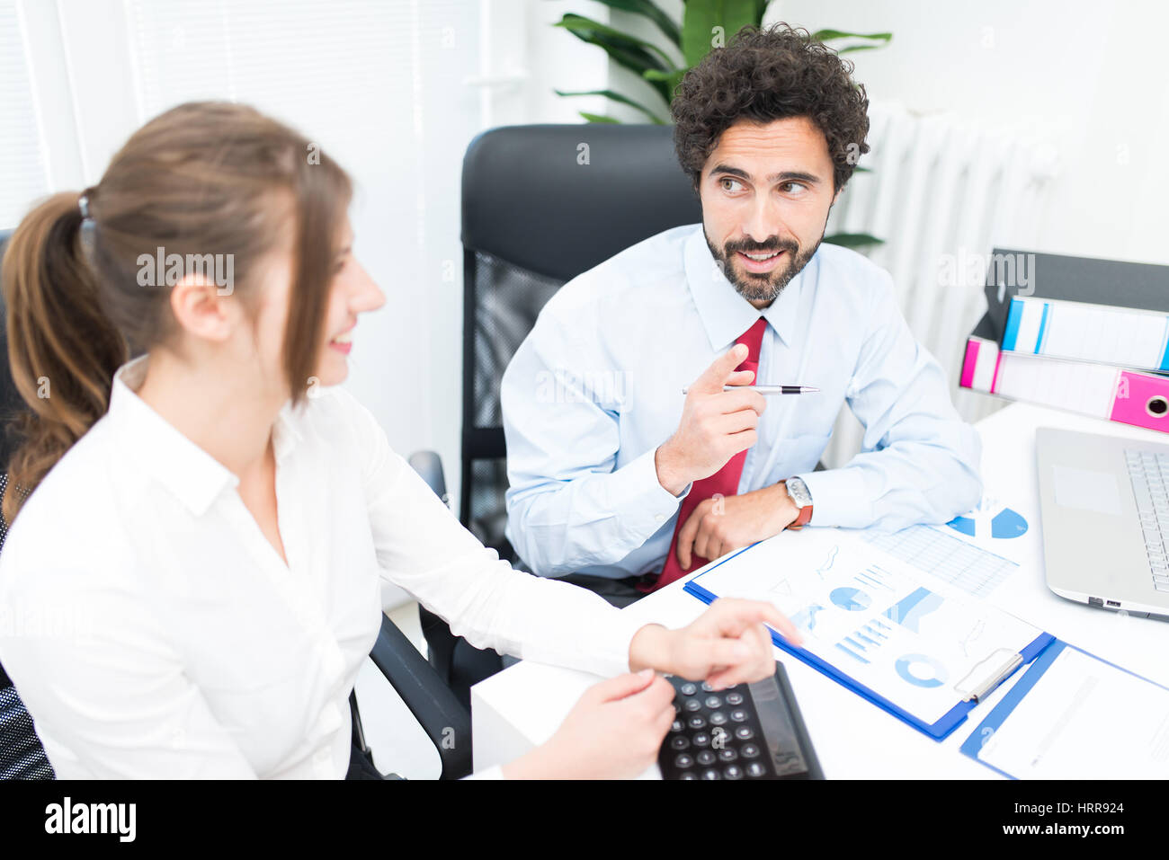 People at work in their office Stock Photo - Alamy
